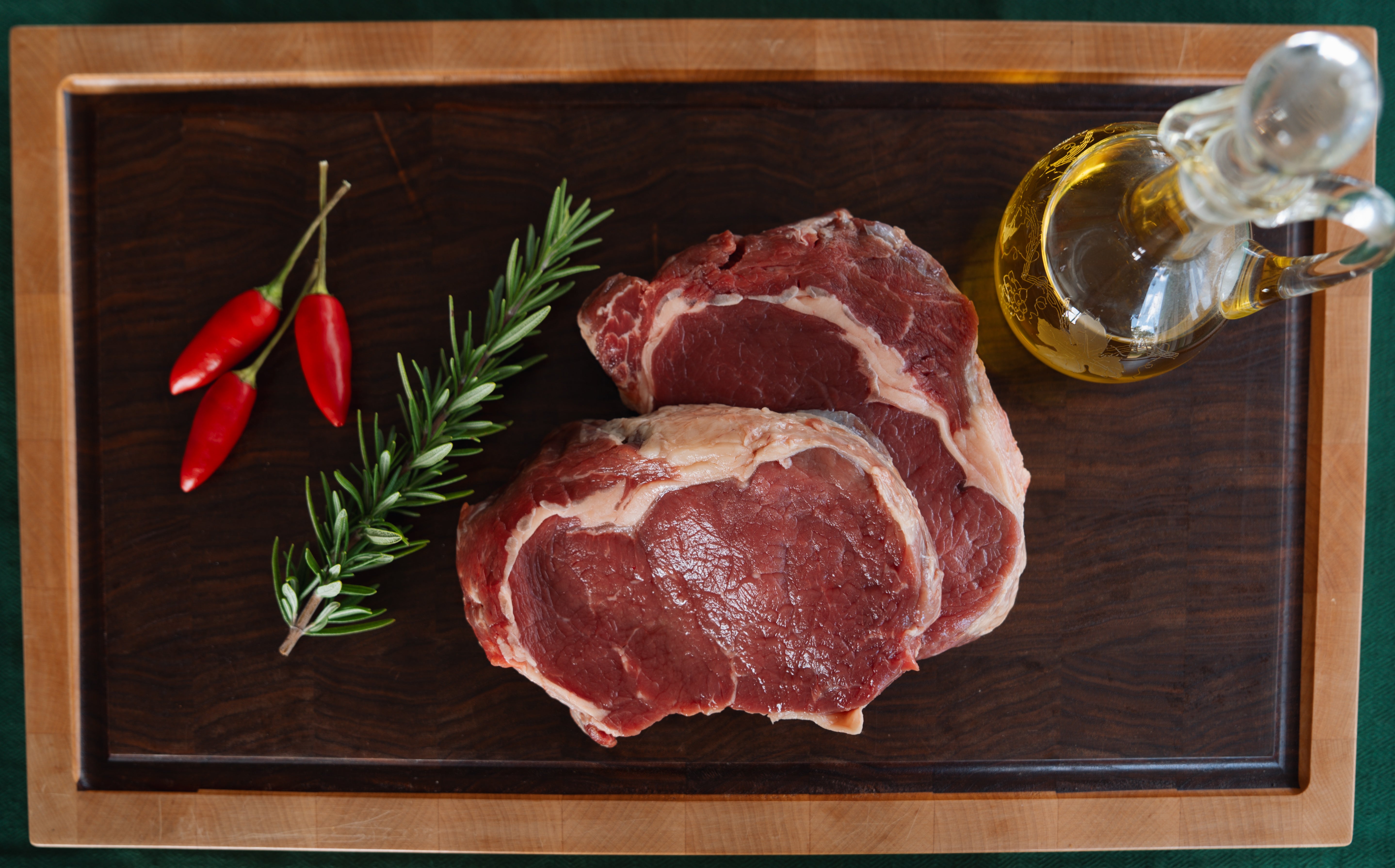 Scotch fillet - 2 Steaks - 1.5 Inches Thick - 600g av | MoombraMe@ts